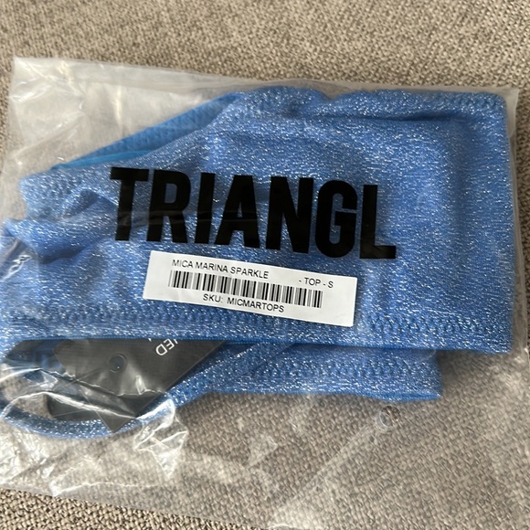 triangl swimwear | Swim | New Triangl Mica Marina Sparkle Swimwear ...